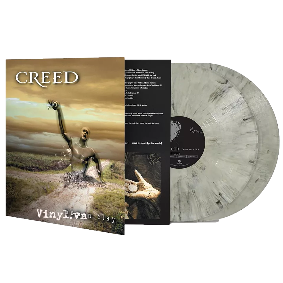 Creed - Human Clay 25th Anniversary 2LP (Grey Smoke Vinyl) - Đĩa Than ...